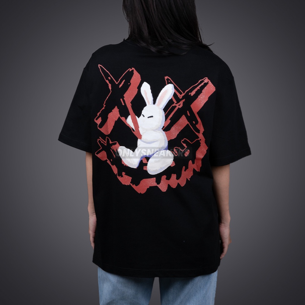 RICKY IS CLOWN MAGIC RABBIT BLACK TEE | Shopee Malaysia