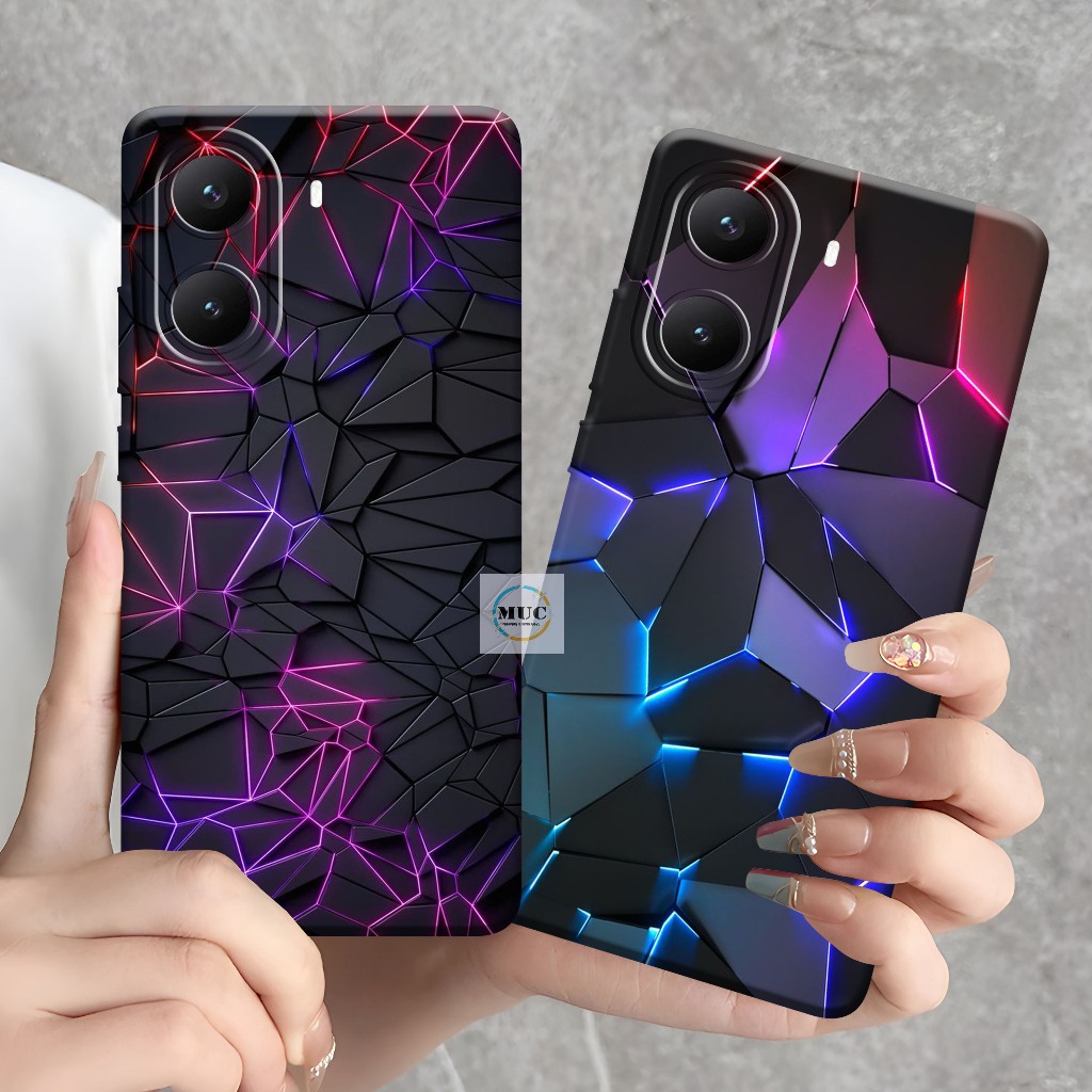 Latest Xiaomi Poco X7 Pro 5G Flexible Case - Aesthetic Abstract Motif ...