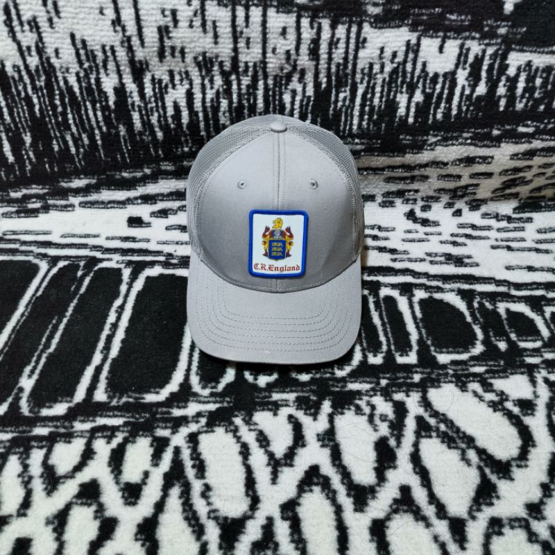 CR England Trucker hat with gray logo, original preloved | Shopee Malaysia
