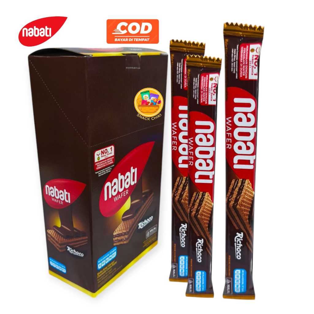 NABATI WAFER CREAM CHOCOLATE/RICHOCO FLAVOR 1 BOX 20 PCS | Shopee Malaysia