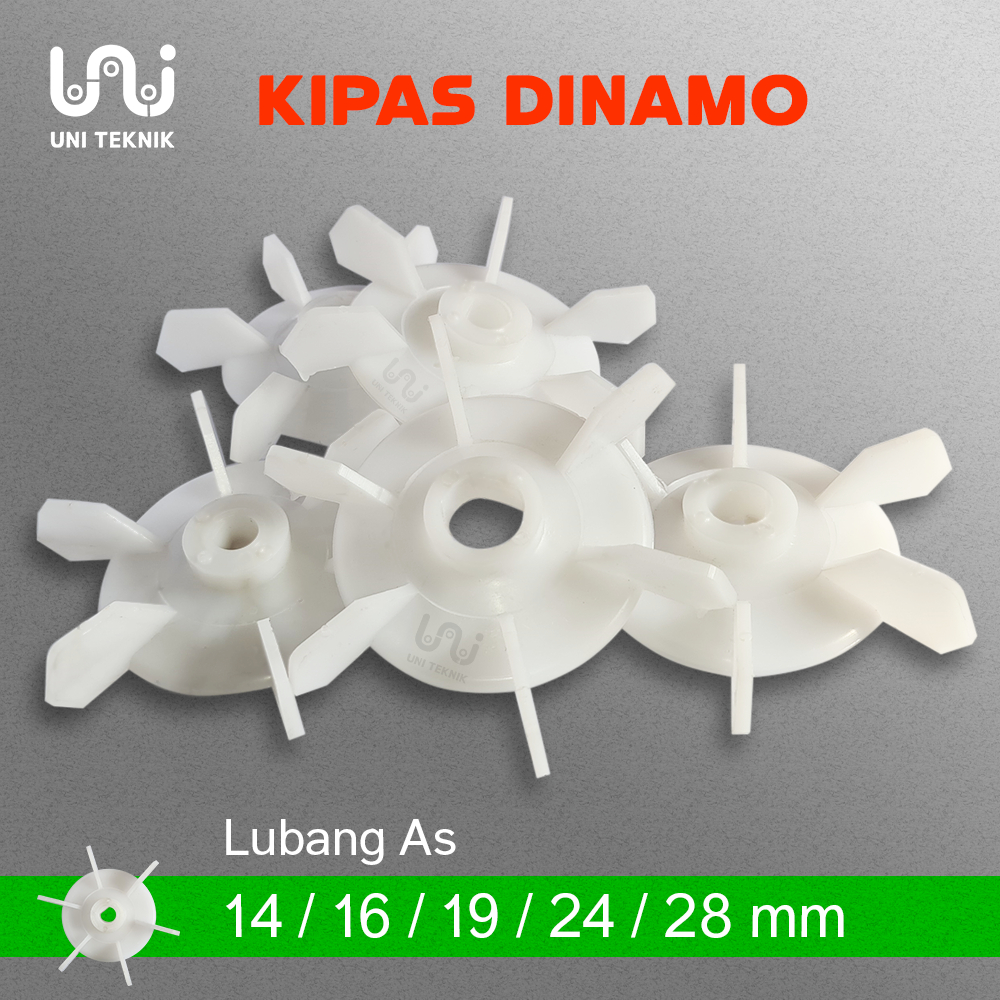 Electro motor fan (elmo) / dynamo cooling fan with axle holes 14 / 16 ...