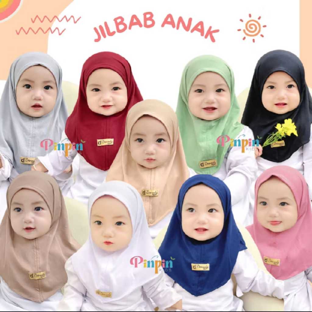 NEWBORN BABY HIJAB (1 - 9 MONTHS) BABY VEIL | Shopee Malaysia