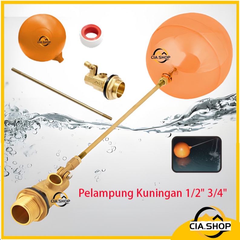 Brass Buoy 1/2" 3/4" Inch Toren Floating Valve Float Ball | Shopee Malaysia