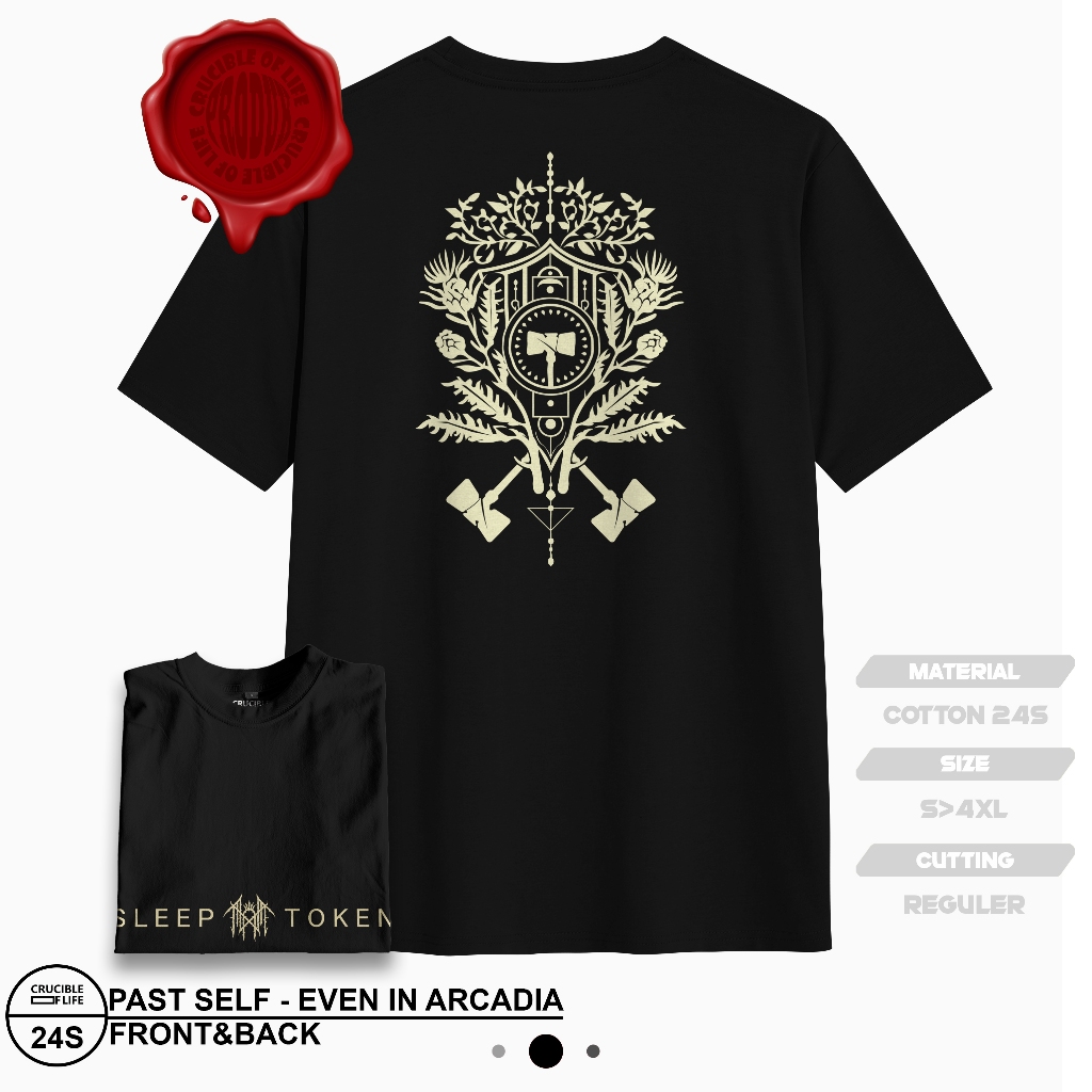 Sleep Token Even In Arcadia T-Shirt - Crest Past Self 24s | Shopee Malaysia