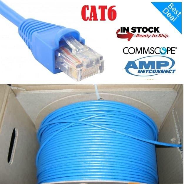 Original Cat6 UTP AMP Commscope LAN Cable Ready to Use Meter | Shopee ...