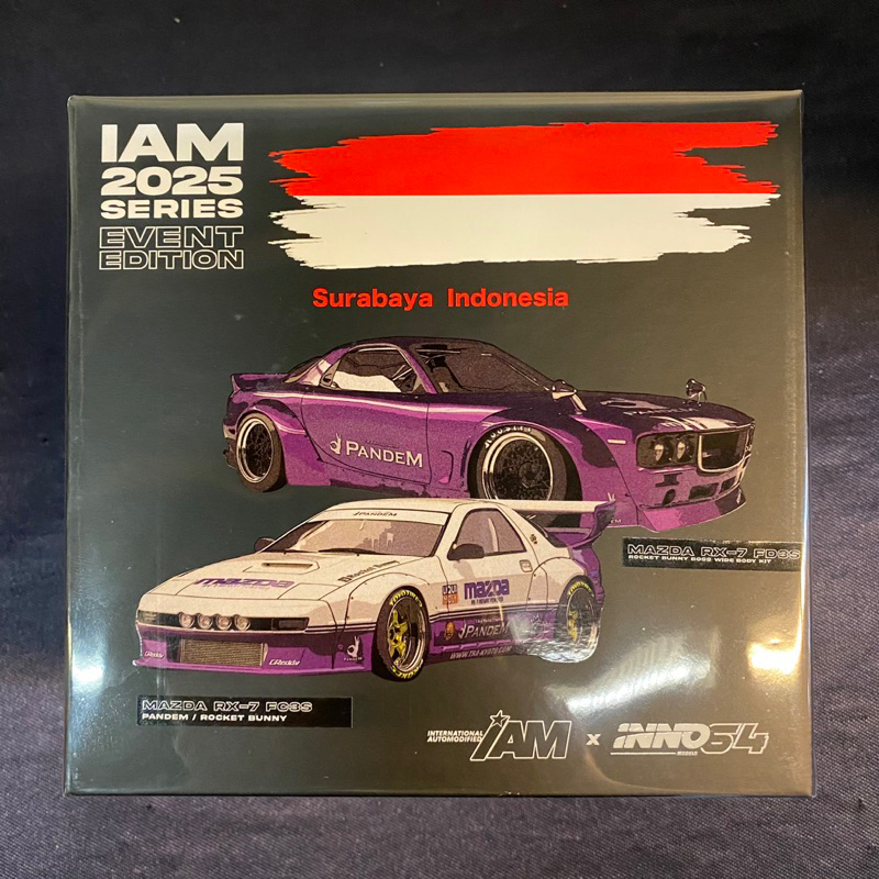 Inno64 Mazda RX-7 FC3S Pandem & FD3S Rocket Bunny BOSS Purple ...