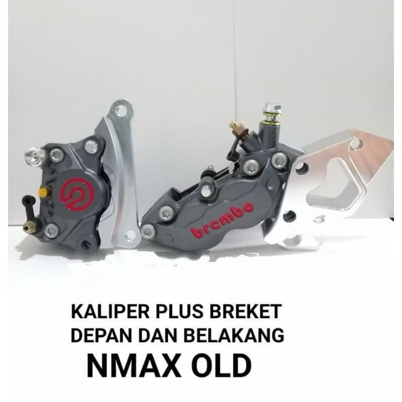 Nmax Front Bigpot Caliper + 2 piston rear calipers plus Front and rear ...
