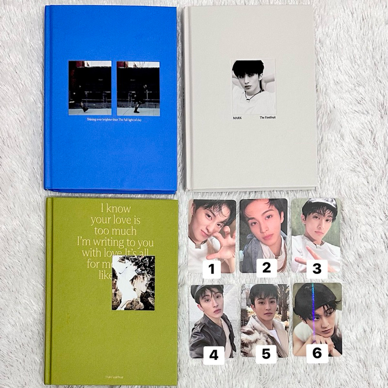 PHOTOCARD MARK ALBUM PHOTOBOOK THE FIRSTFRUIT MARK RIGHTEOUS STRANGER VER TRILOGI OFFICIAL ...