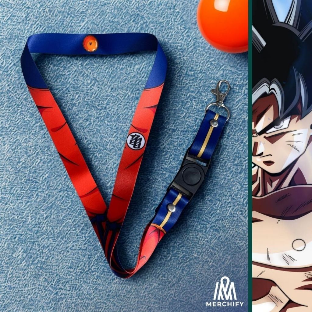 SON GOKU Dragon Ball Lanyard Anime Merchandise ID Card Rope (unofficial ...