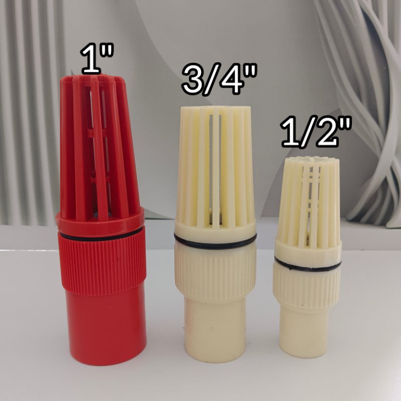 PVC JUMBO FOOT VALVE / JUMBO VALVE TUSEN VALVE 1/2; 3/4; 1 INCH ...