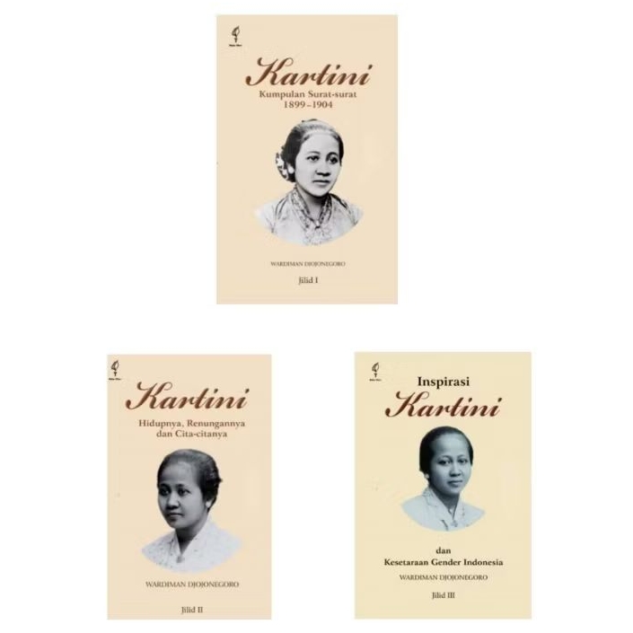 Biography of RA Kartini Volumes 1, 2, 3 - Wardiman Djojonegoro | Shopee Malaysia