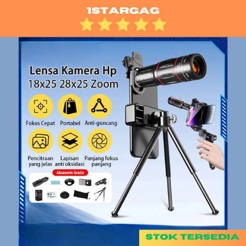 HP Apexel 28x Zoom Cell Phone Camera Lens Aluminum Alloy 18x25 Cell ...