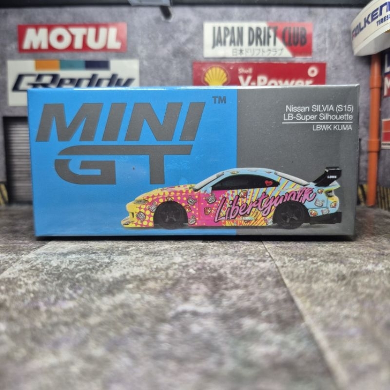 Mini GT - Nissan Silvia S15 LB-Super Silhouette (LBWK KUMA) | Shopee ...