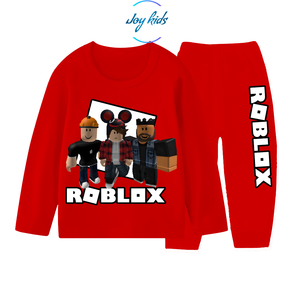 Joy Kids Roblox Long Sleeve Pajama Set for Kids Ages 1-10 Years ...