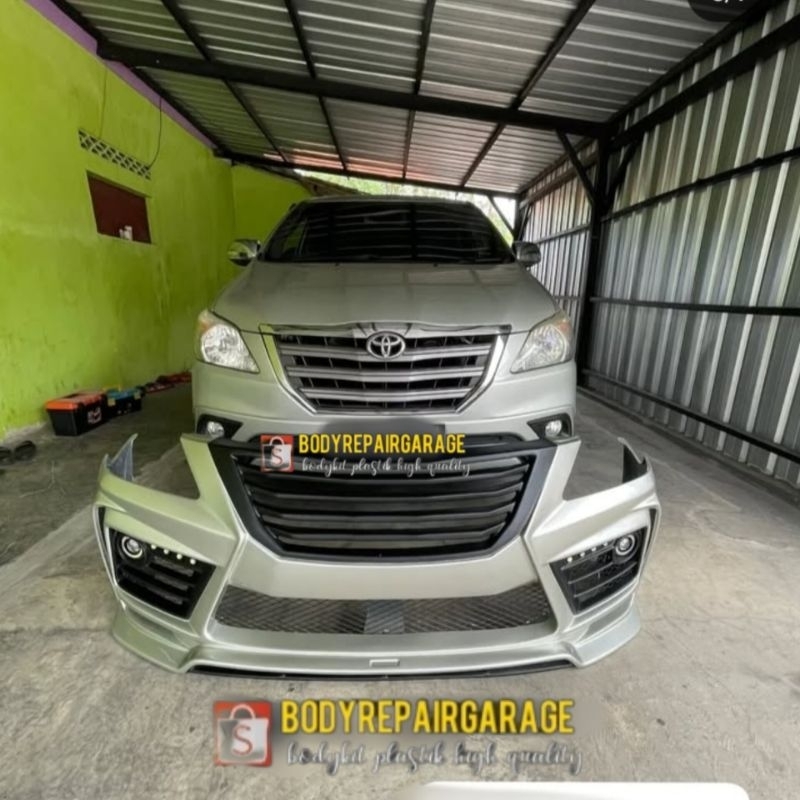 2012 - 2015 innova zoom front bumper bodykit | Abs plastic | Shopee ...