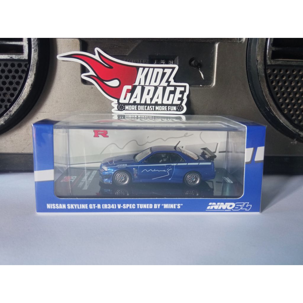 Inno64 Nissan Skyline GT-R R34 V-Spec Tuned by Mine's | Shopee Malaysia
