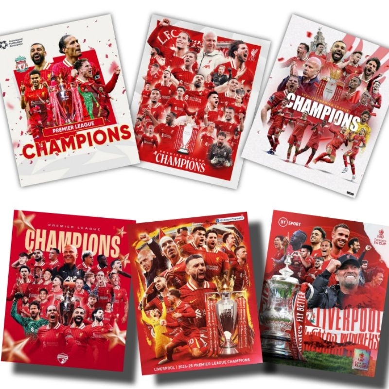 Liverpool champion wall Poster in A4 and A3+ sizes | Shopee Malaysia