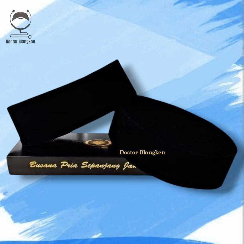 Peci Kupiah National Songkok Exclusive Velvet Super Fine Black Plain ...