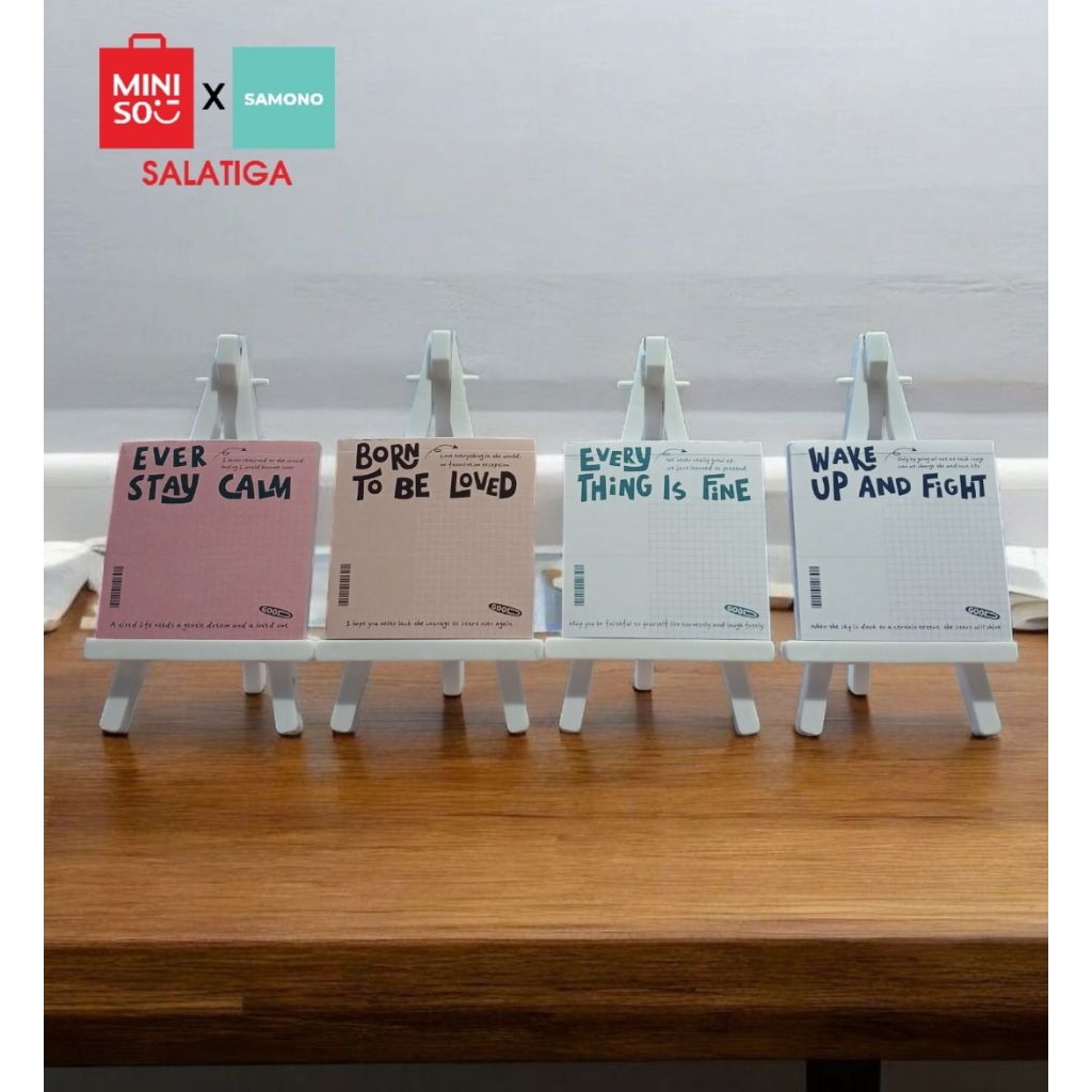 Miniso Diaries - Easel Note Pad (Notebook) | Shopee Malaysia
