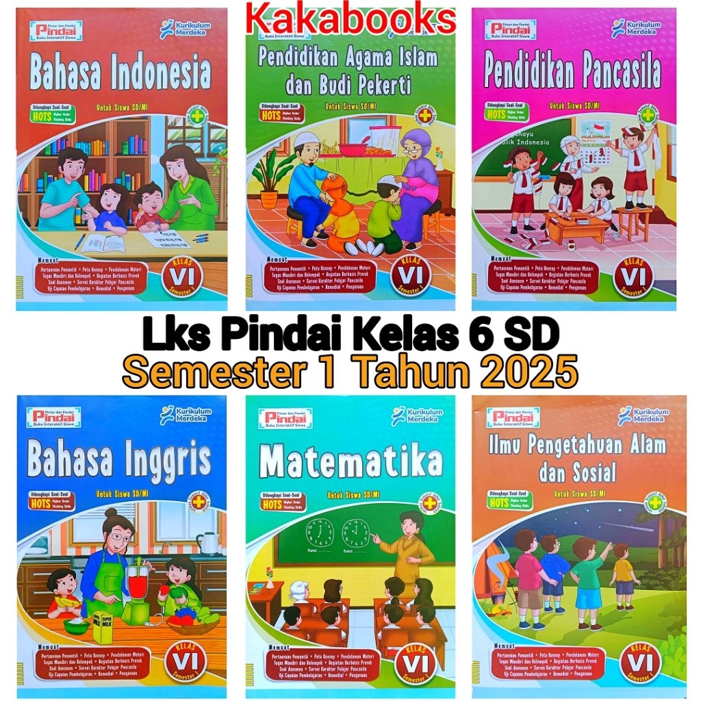 SCAN LKS SD/MI Class 6 Independent Curriculum (latest 2025 printing ...