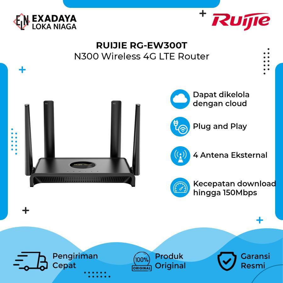 Ruijie RG-EW300T , N300 Wireless 4G LTE Reyee Router Modem | Shopee ...