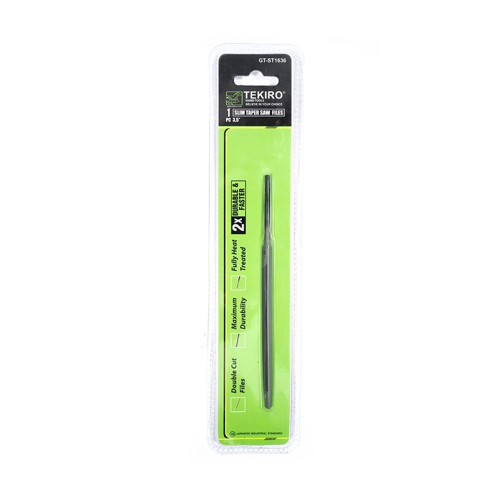 TEKIRO 3.5 Inch Triangle Slim Taper File | Shopee Malaysia