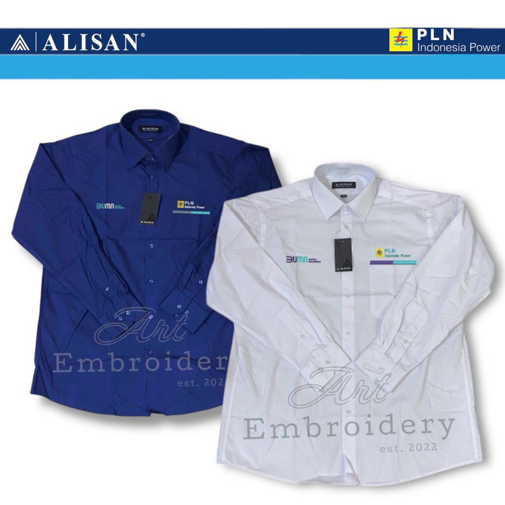 KEMEJA [Alisan] Bumn uniform shirt • PLN Indonesia Power •Full ...