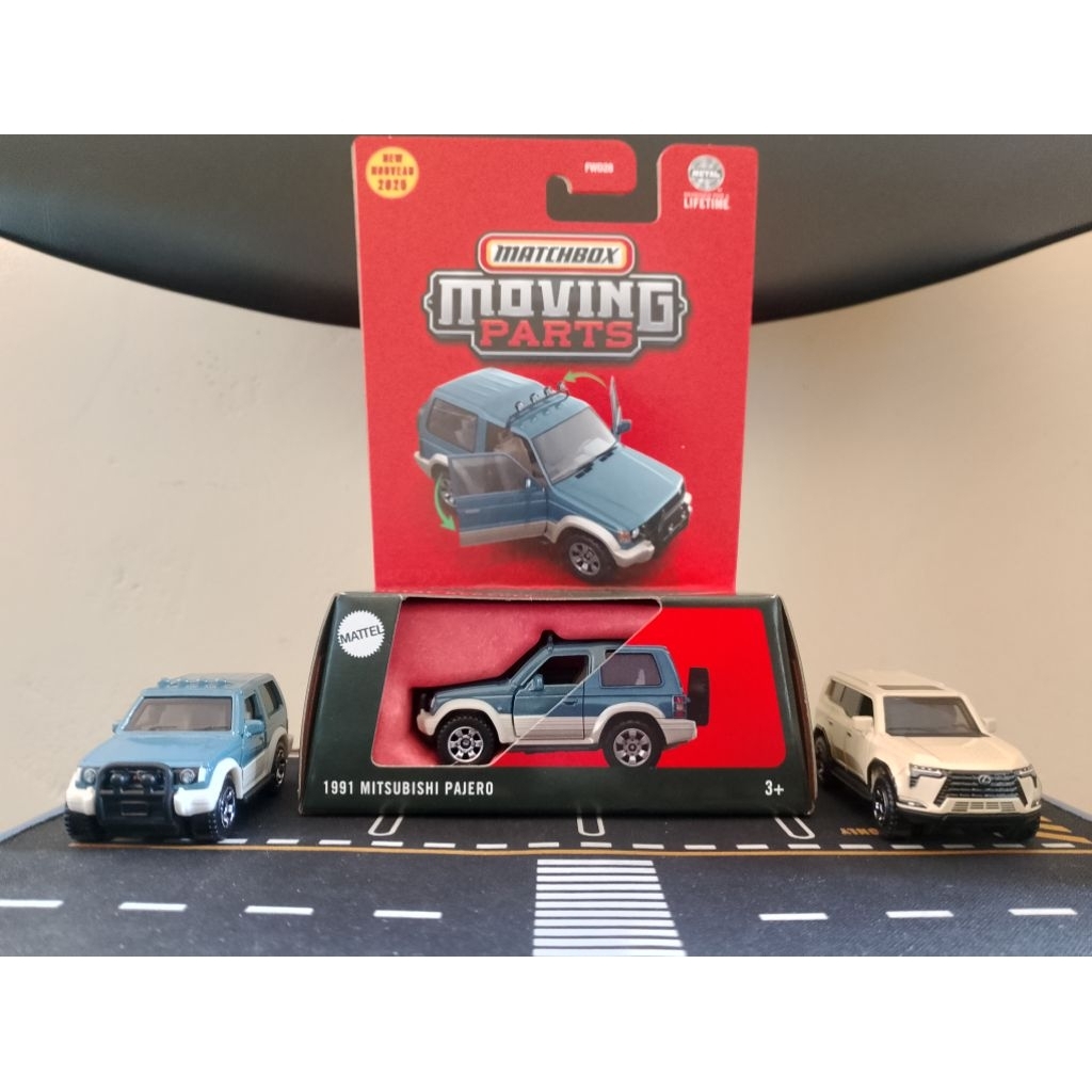 Matchbox Moving Parts 1991 Mitsubishi Pajero SWB | Shopee Malaysia