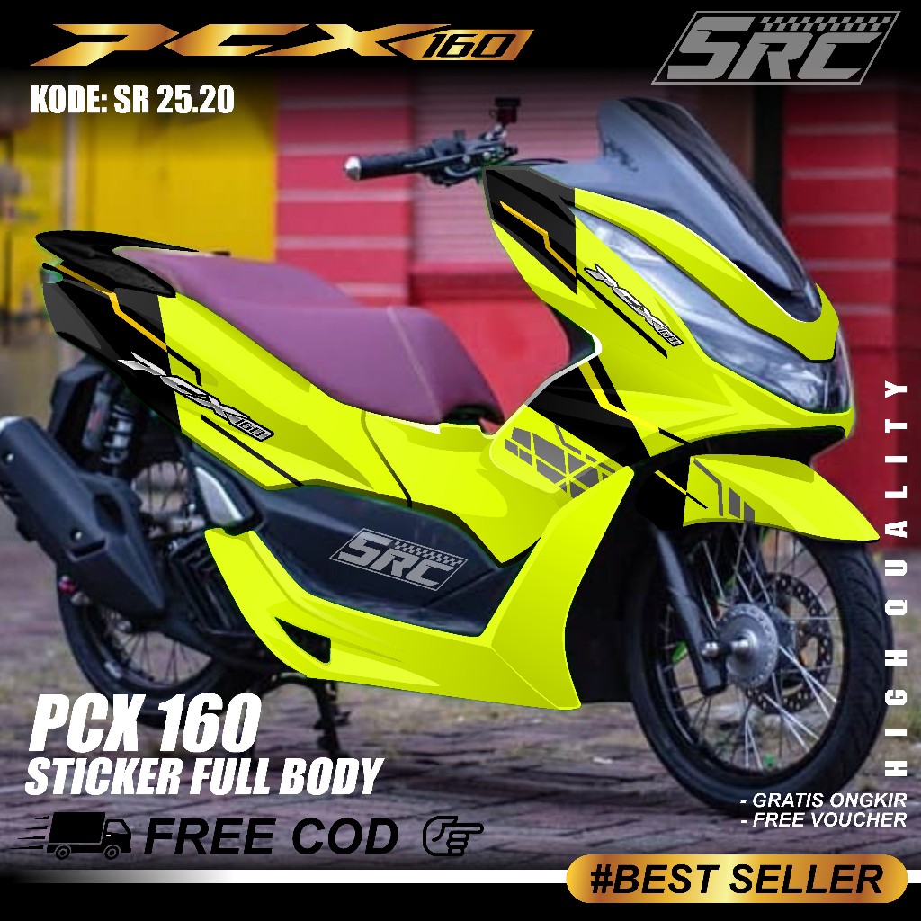 Honda Pcx 160 Full Body Decal Sticker 2021 2022 2023 2024 Pcx 160 Full ...
