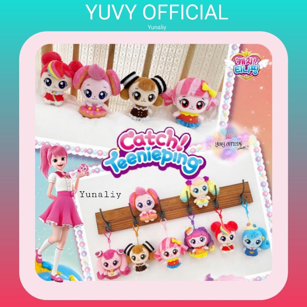 GANTUNGAN PLUSH KEYCHAIN CATCH TEENIEPING ORIGINAL | KEYCHAIN DOLL ...
