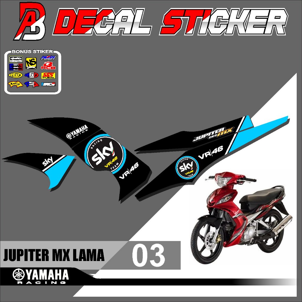 ABI STICKER DECAL STICKER JUPITER MX LAMAABI STICKER DECAL STRIPING ...