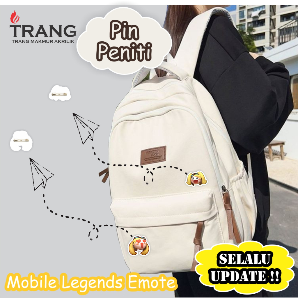 Mobile Legends Battle Emote Acrylic Brooch Pin / Mobile Legends Battle ...