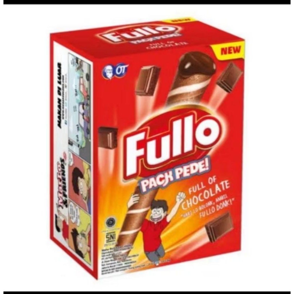 Fullo Chocolate Wafer Roll contains 24 pcs | Shopee Malaysia