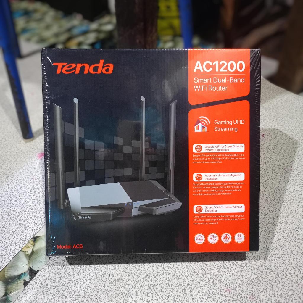 TENDA TENT AC1200 SMART DUAL BAND WIFI ROUTER | Shopee Malaysia