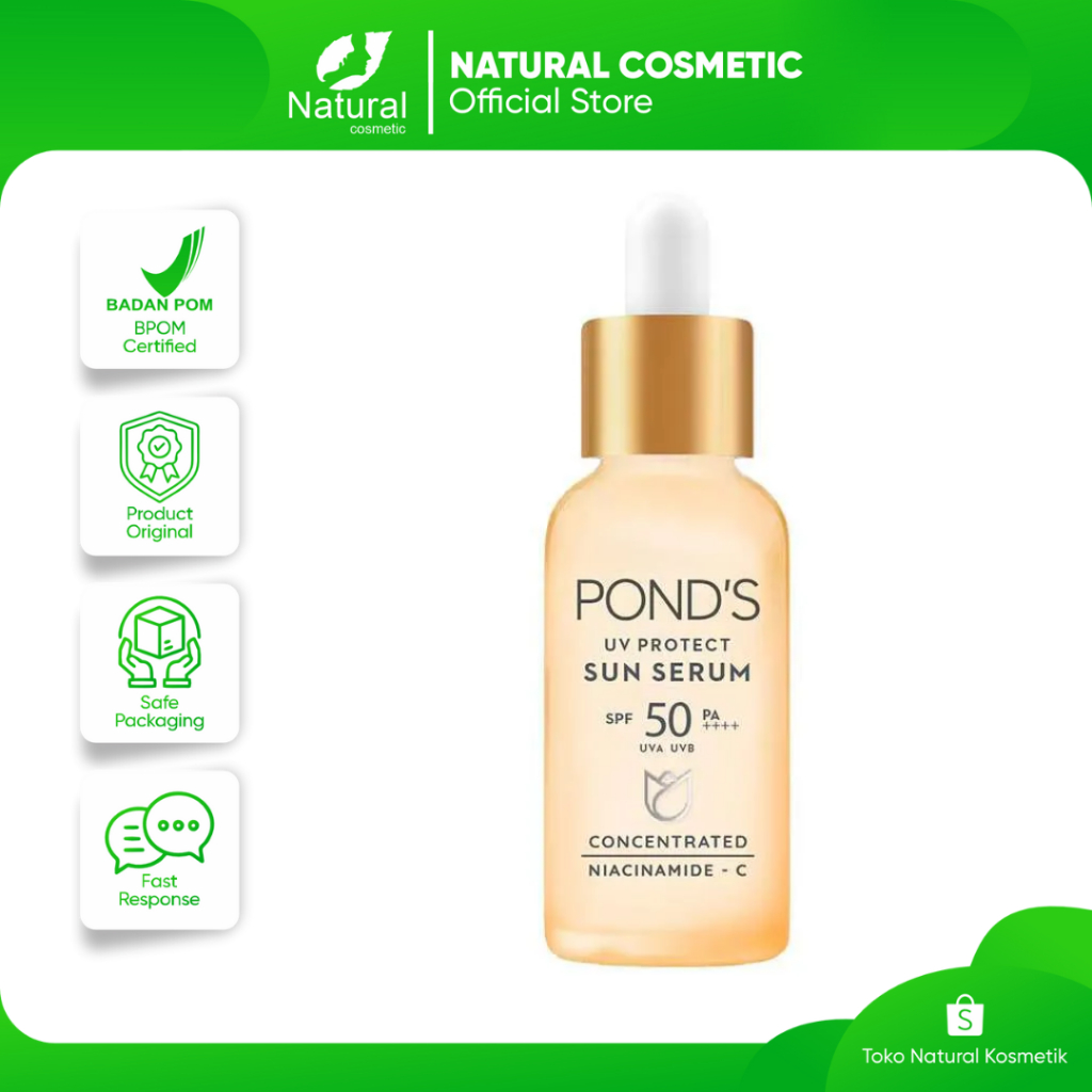 Ponds UV Protect Concentrated Sun Serum SPF 50 30g | Shopee Malaysia