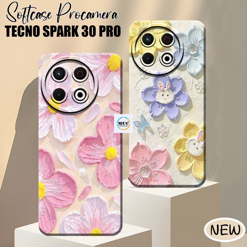 Tecno Spark 30 Pro 4G 2025 Flexible Case Prokamera Silicone Beautiful ...