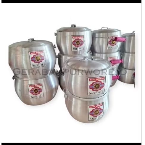 Priuk Kettle Kastrol Pot Rice Pot Traditional Special SP Aluminum Cast ...