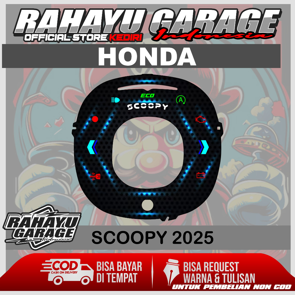 Honda scoopy CUSTOM SPEEDOMETER BOARD 2025 honda scoopy SPEEDOMETER ...