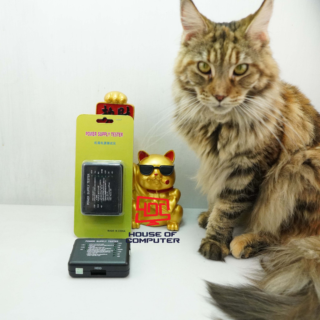 NON DIGITAL POWER SUPPLY TESTER / PSU ATX TEST TOOL AND LCD PSU TESTER ...