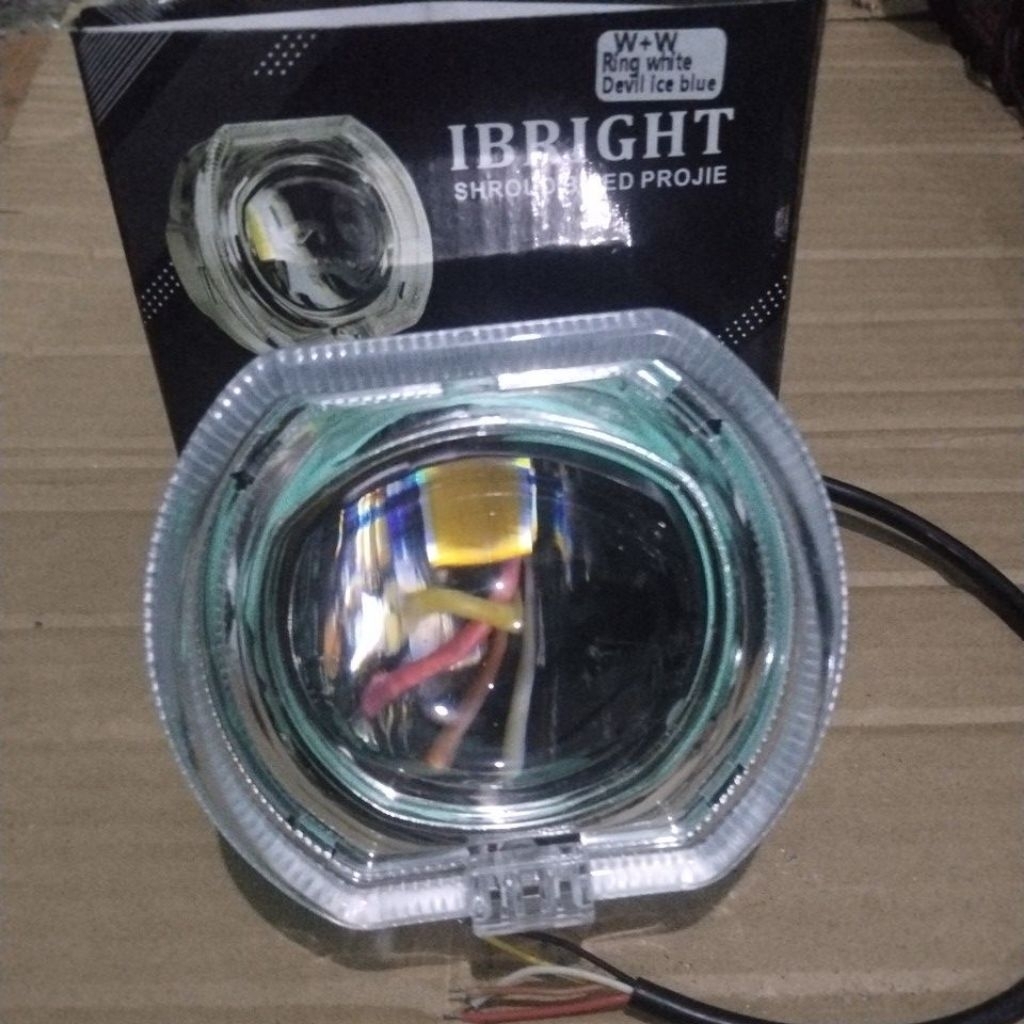 Ibright headlight project laser cut of 4,5 inc original ZEA LOW WHITE ...