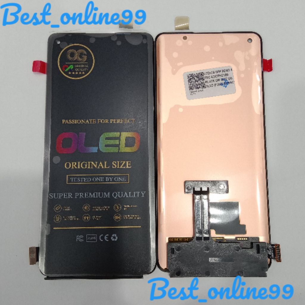 LCD+TOUSHCREEN OPPO RENO 4 PRO 4G/CPH2109 BLACK OLED OG SUPER ...