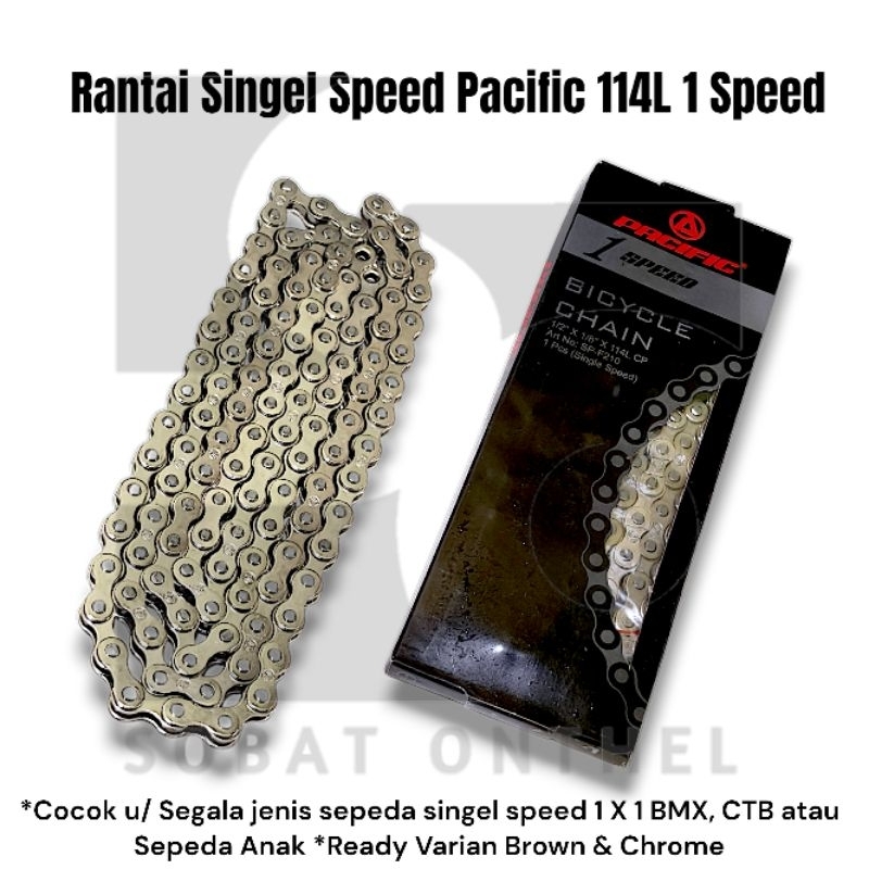 Single Speed Pacific Chain 114L | Shopee Malaysia