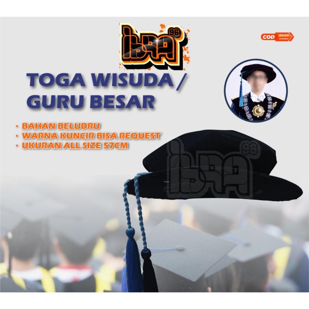 Large TEACHER GRADUATION TOGA HAT, THICK VELVET MATERIAL | Shopee Malaysia