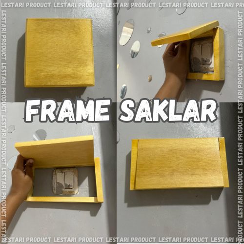 Frame light switch cover wooden switch decoration dingding safety light ...