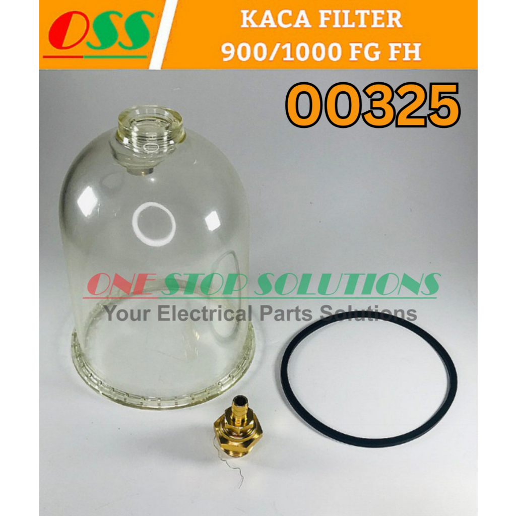 GLASS FILTER RACOR 1000FG 1000FH 900FG 900FH GENUINE PART MODEL FLUX ...
