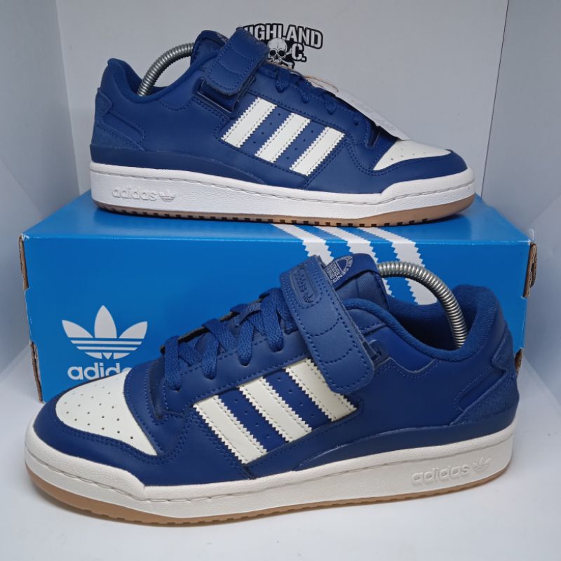 Adidas Originals Forum Low Blue/White | Shopee Malaysia