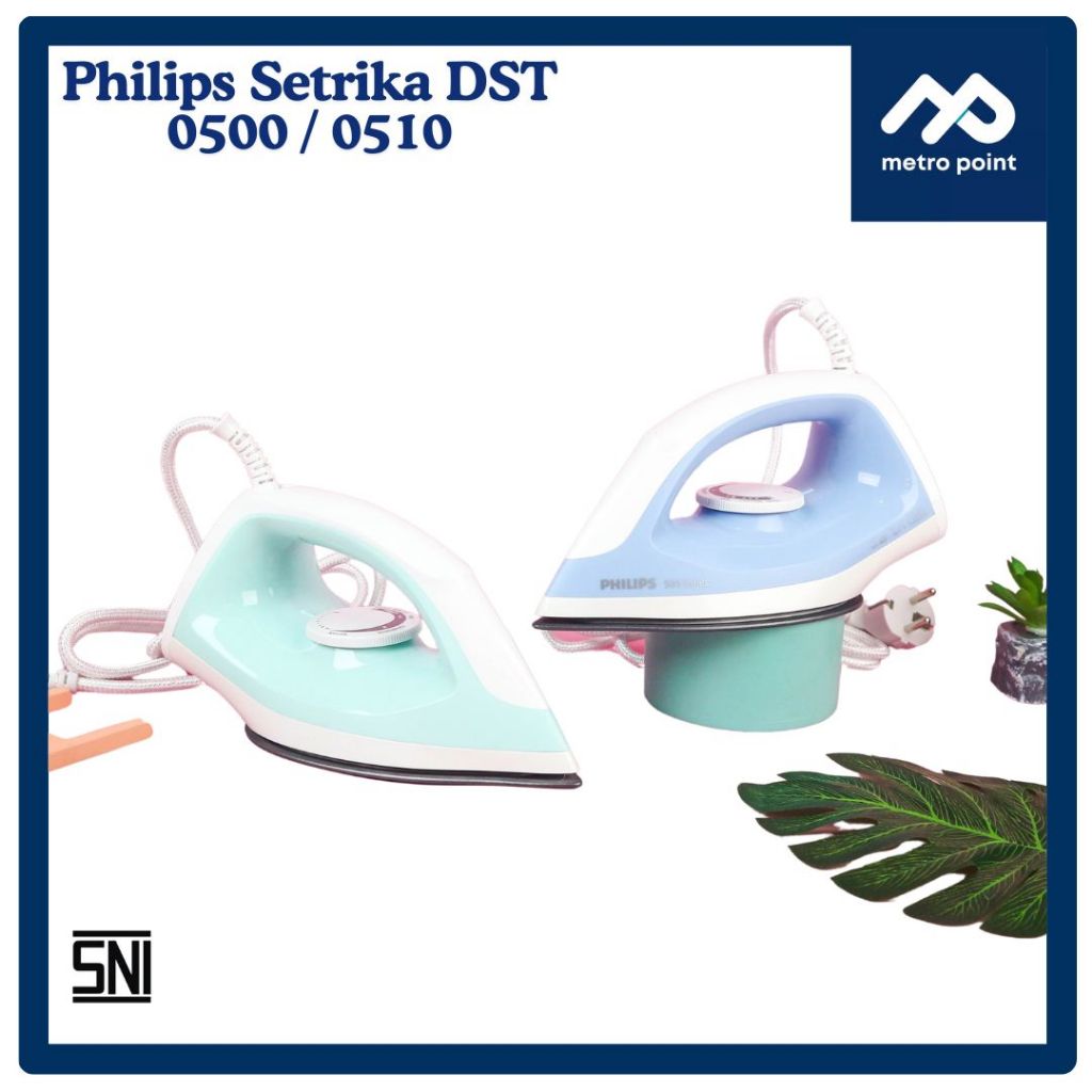 PHILIPS Dry Iron DST0510/70 Philips DST0510 Iron (OFFICIAL GUARANTEE ...
