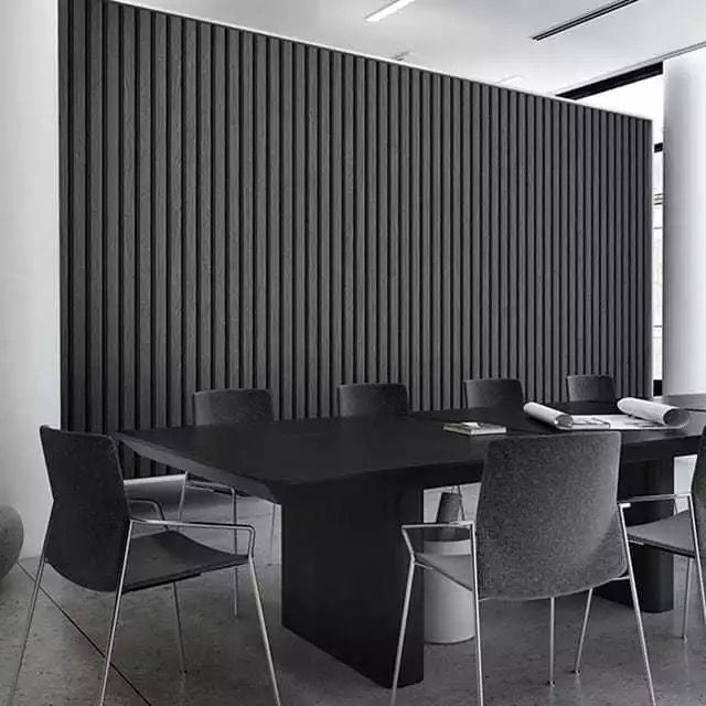 KAYU Light Gray Panel Wood Wallpaper Wall Wallpaper 7m, to 8m Width ...