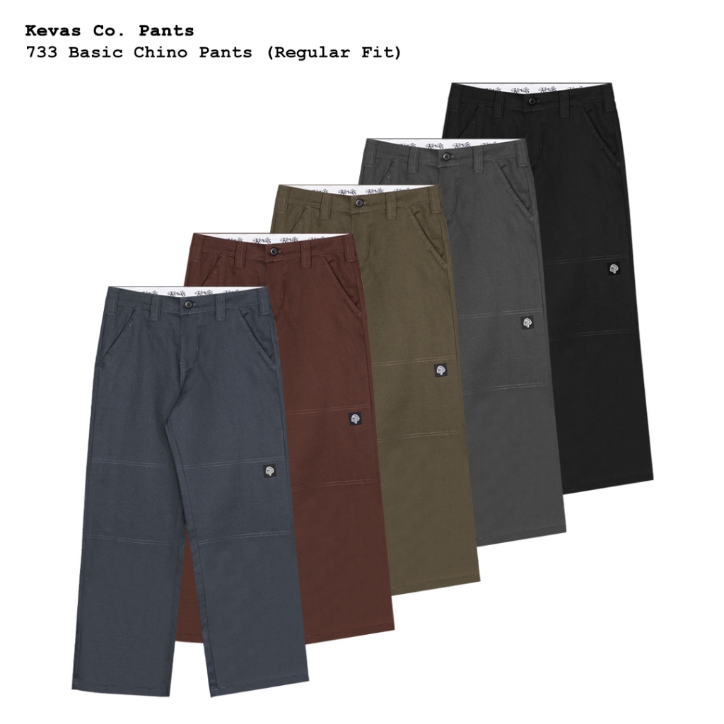 Kevas 733 Basic Chino Pants (Regular Fit) | Shopee Malaysia