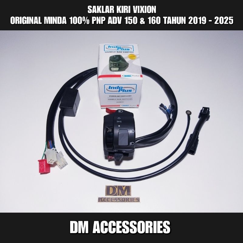 ORIGINAL VIXION SWITCH MINDA 100% PNP HONDA ADV 150 & ADV 160 YEAR 2019 ...